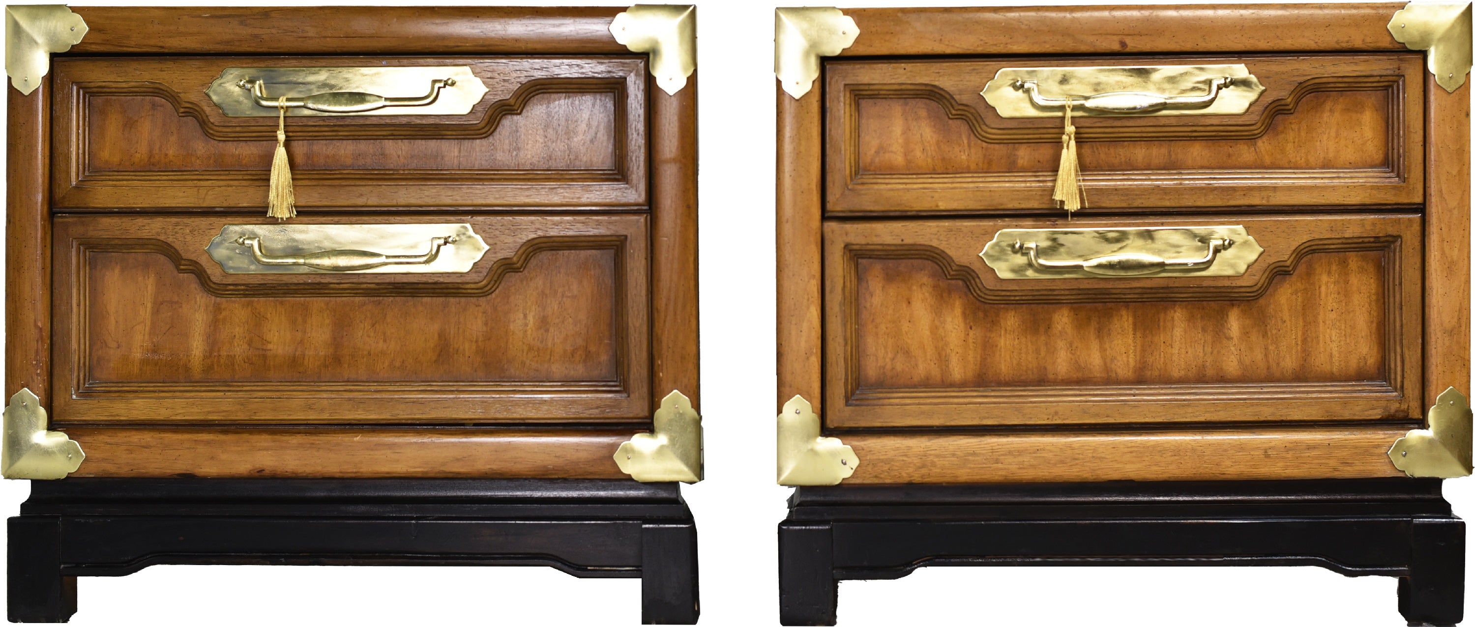 Mid Century Chin Hua Nightstands by Basic Witz Furniture - A Pair ...