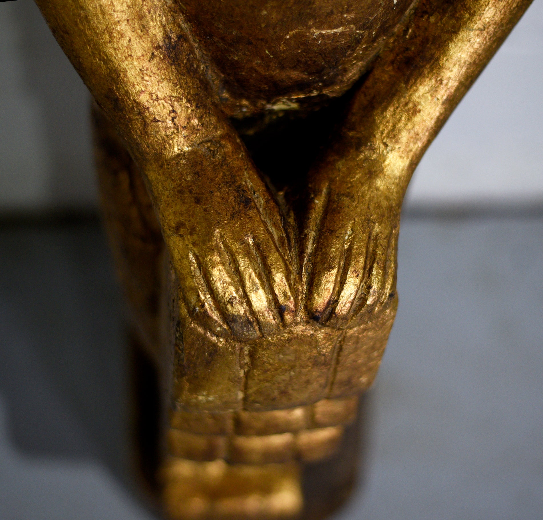 Vintage Carved Wooden Figurehead Gold Leaf Mermaid Bow of the Ship ...